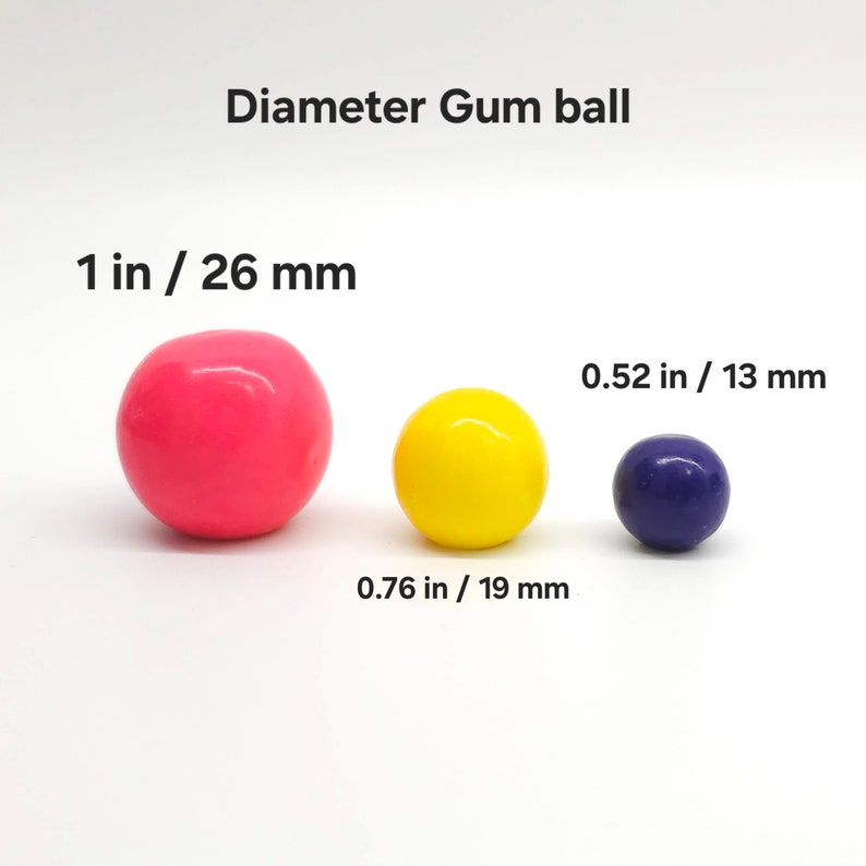Realistic Gum Ball Silicone Molds Bundle of 3 Sizes, Candy Dessert ...