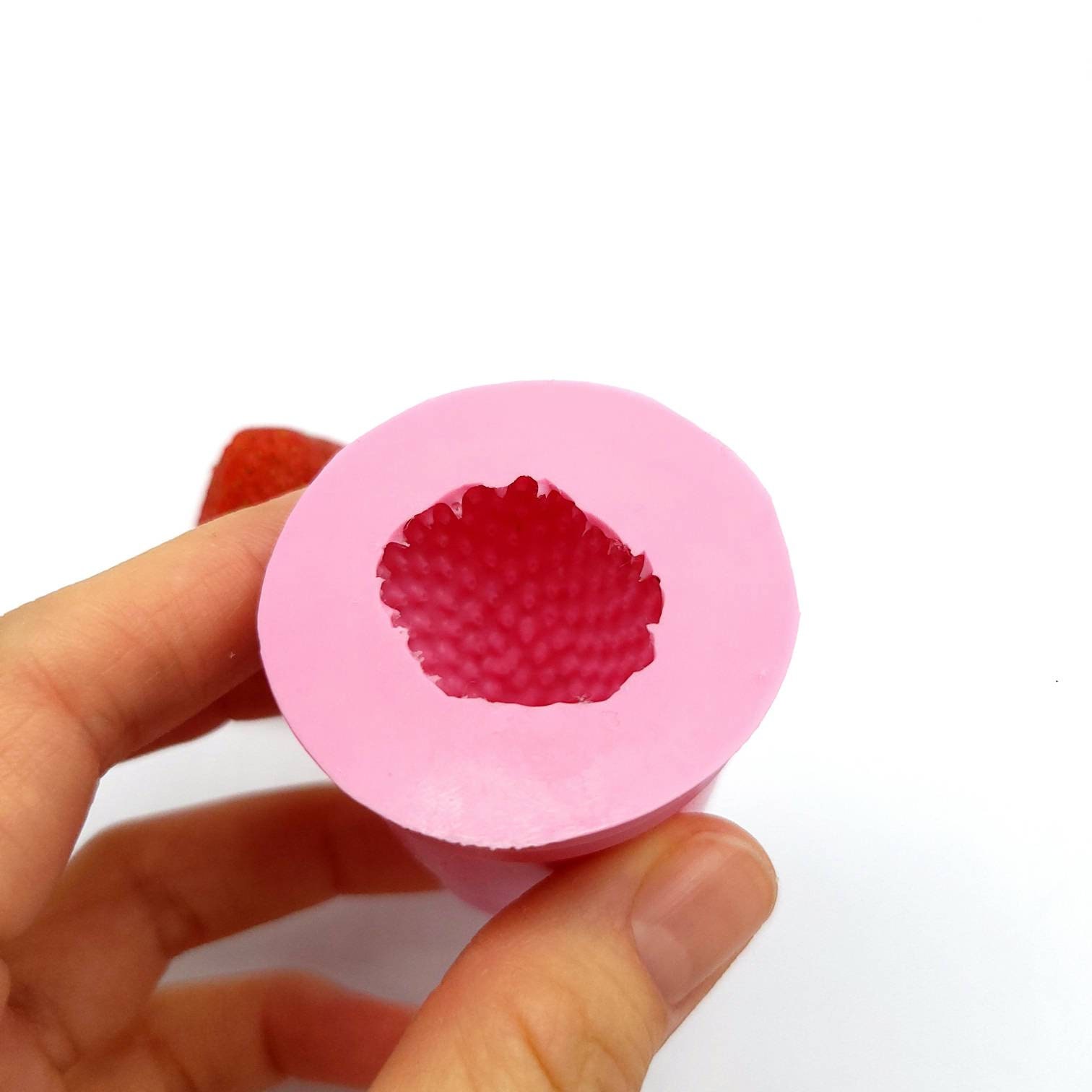 3D Realistic Strawberry Mold, Strawberry Silicone Mold, Candle Dessert ...