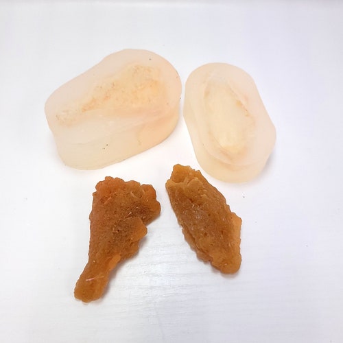 Realistic Chicken Wing and Nuggets Wax Melts Mold Chocolate - Etsy