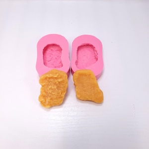 Realistic Chicken Wing and Nuggets Wax Melts Mold Chocolate Cake Soap ...