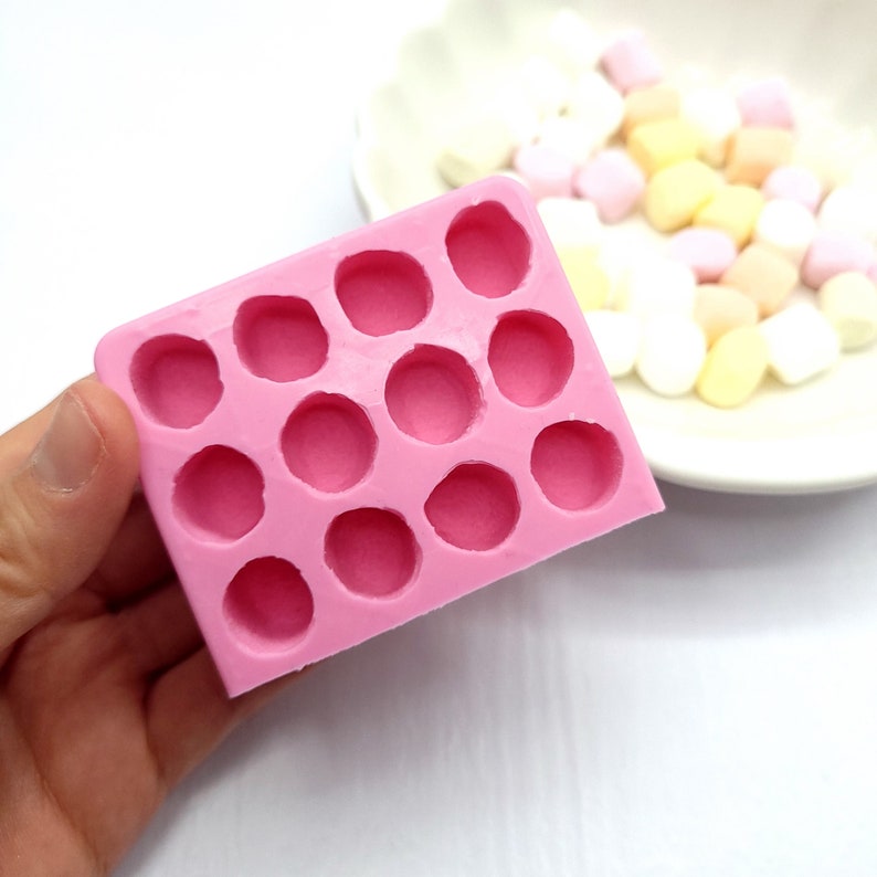Realistic Marshmallow Silicone Mold for Crafts, Candles, Soap, Resin ...
