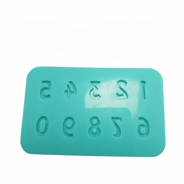 Silicone Number Moulds - Etsy