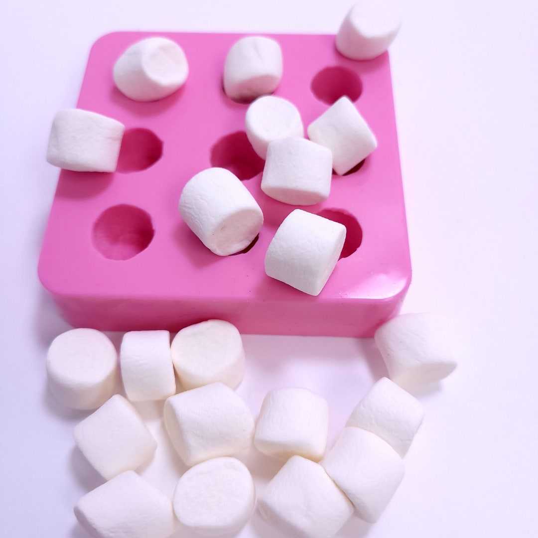 Mini Marshmallow Silicone Mold 9 Cavities Wax Mold Resin Mold Soap Mold ...