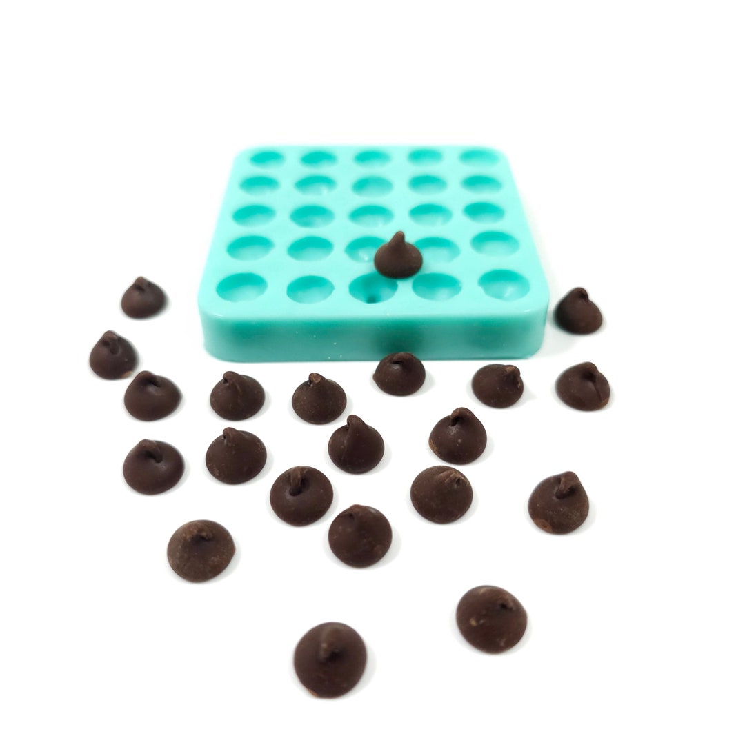 Chocolate Drops Mold Mini Chocolate Chip Mold Candle Silicone Mold ...