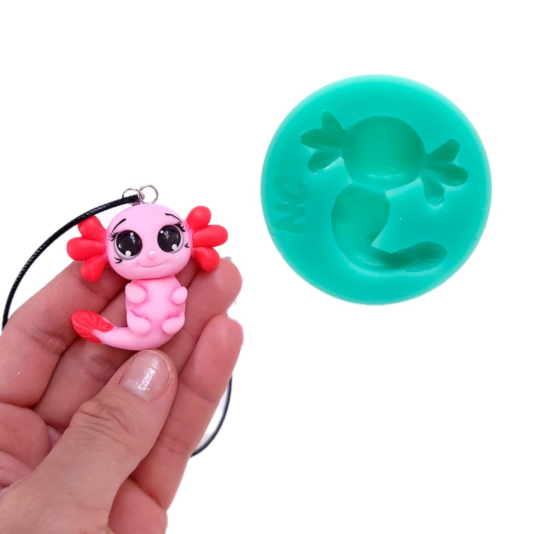 Axolotl Silicone Mold, Axolotl Chocolate Silicone Mold, Wax Melts Mold ...