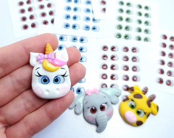 Polymer Clay Eyes - Etsy