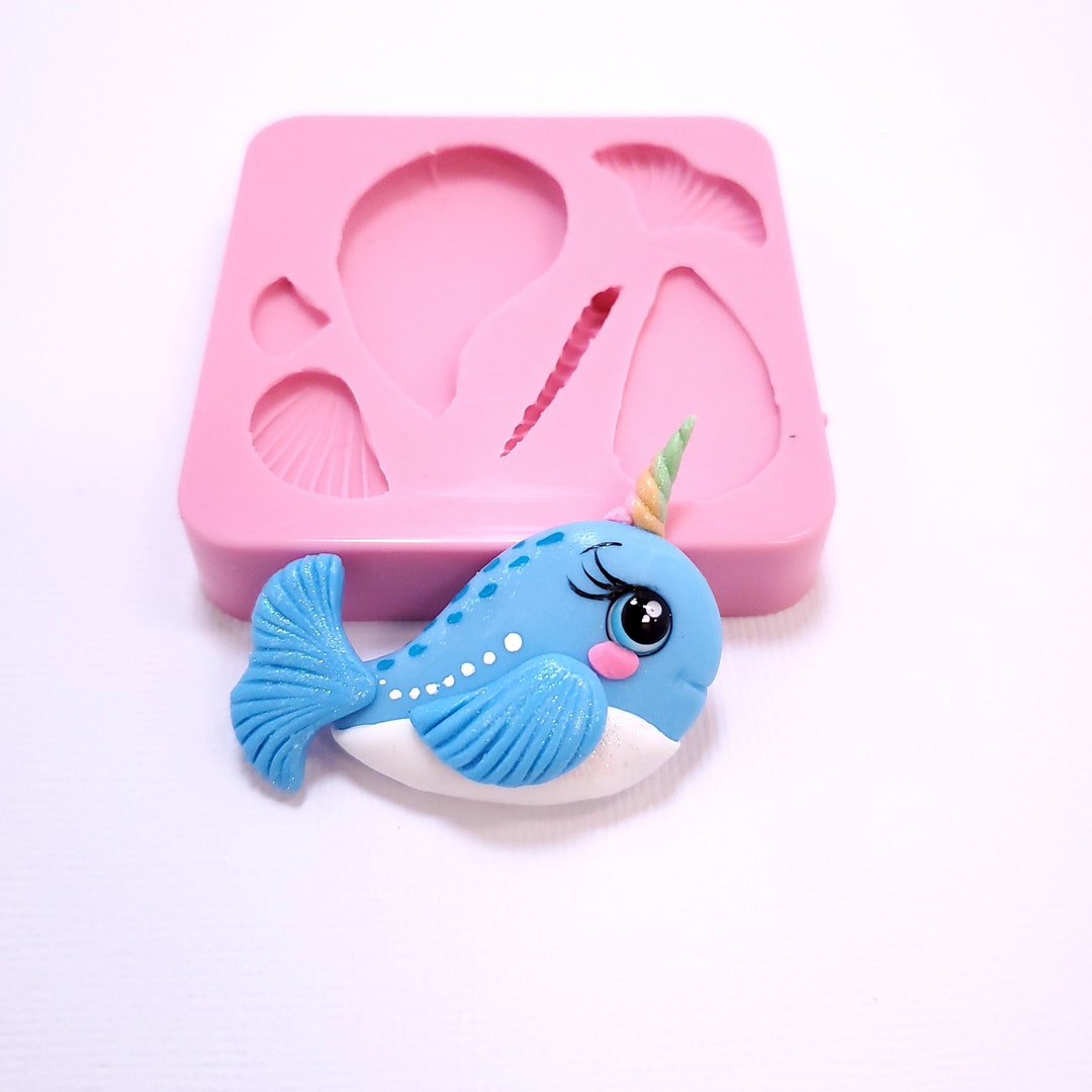 Narwhal Orca Fish Multi-project Silicone Mold MS235 Nck - Etsy