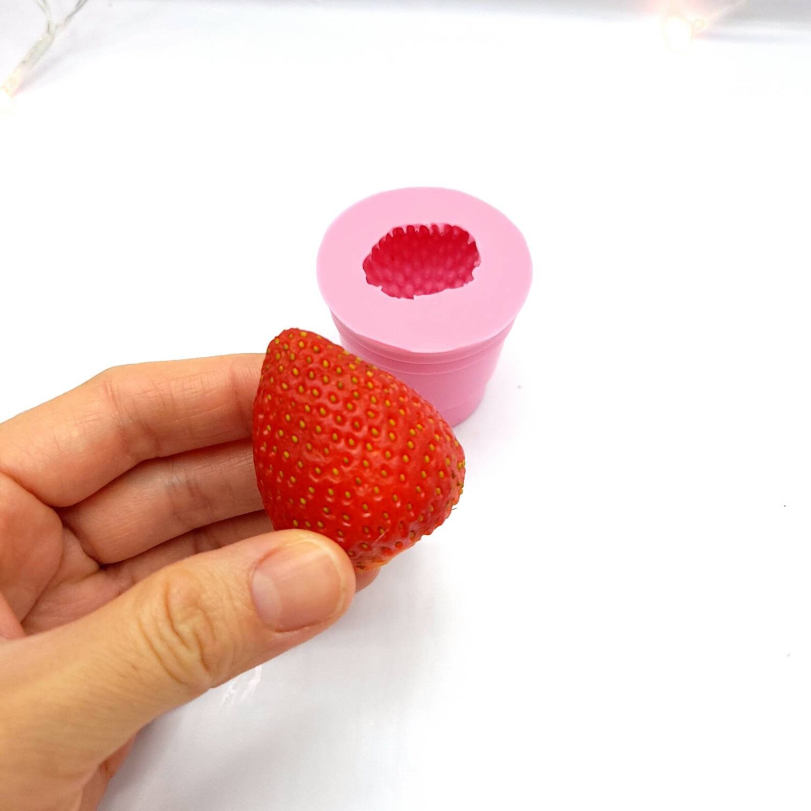 3D Realistic Strawberry Mold, Strawberry Silicone Mold, Candle Dessert ...