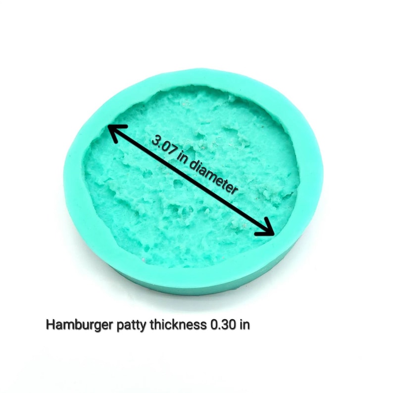 Real Mini Burger Hamburger Silicone Mold | Soap Hamburger| Hambueger ...