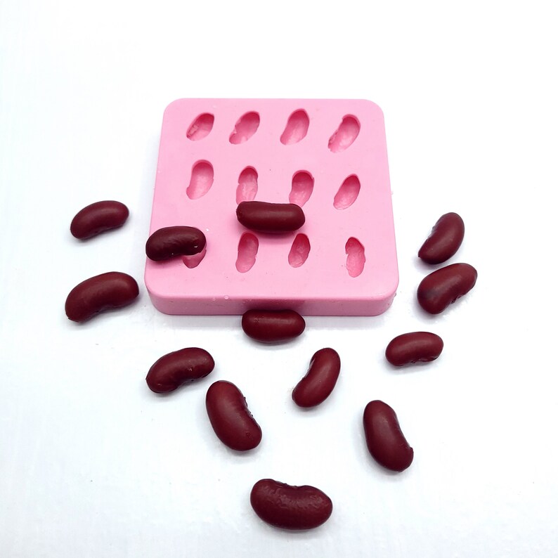 Red Beans Realistic Beans Mold, Fake Food Mold, Red Beans Silicone Mold ...