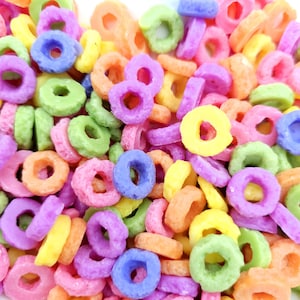 Fruit Loops Multi Cavities Loop Cereal Flexible Silicone Mold Soap ...