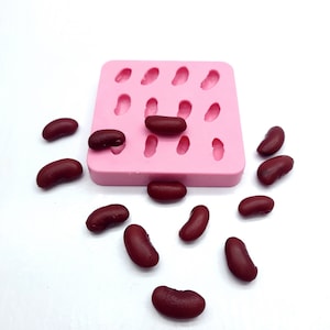 Red Beans Realistic Beans Mold, Fake Food Mold, Red Beans Silicone Mold ...