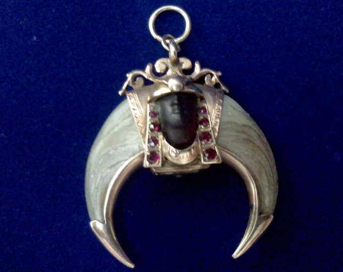 Unique Masonic 10kt Gold and Bengal Tiger Claw Past Potentate Jewel ...