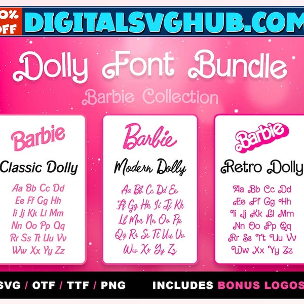 Barbie Font - Etsy