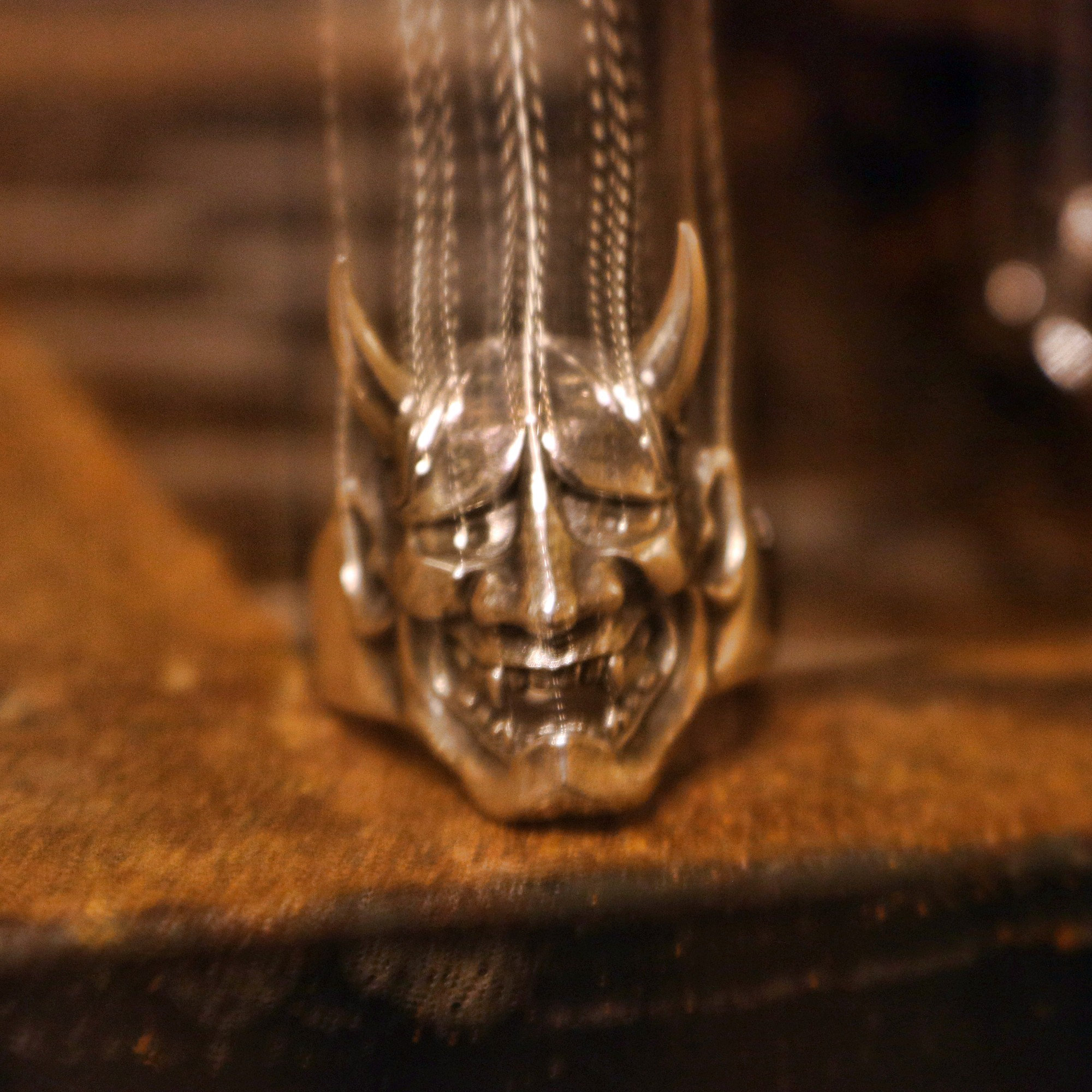 925 Sterling Silver Hannya Ring / Devil Ring / Evil Ring / - Etsy