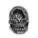 925 Sterling Silver Lizard Cyclops Skull Ring / Silver Biker Ring ...