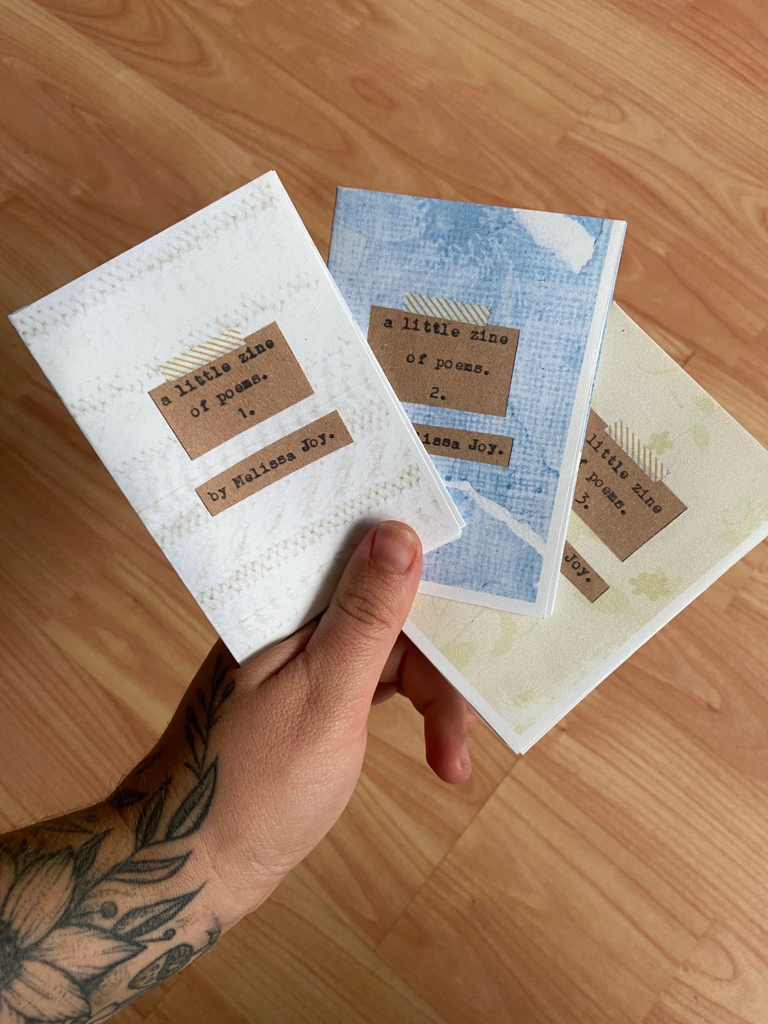 A Collection of THREE Mini ZINES of Poetry. zine 1 2 & 3 - Etsy