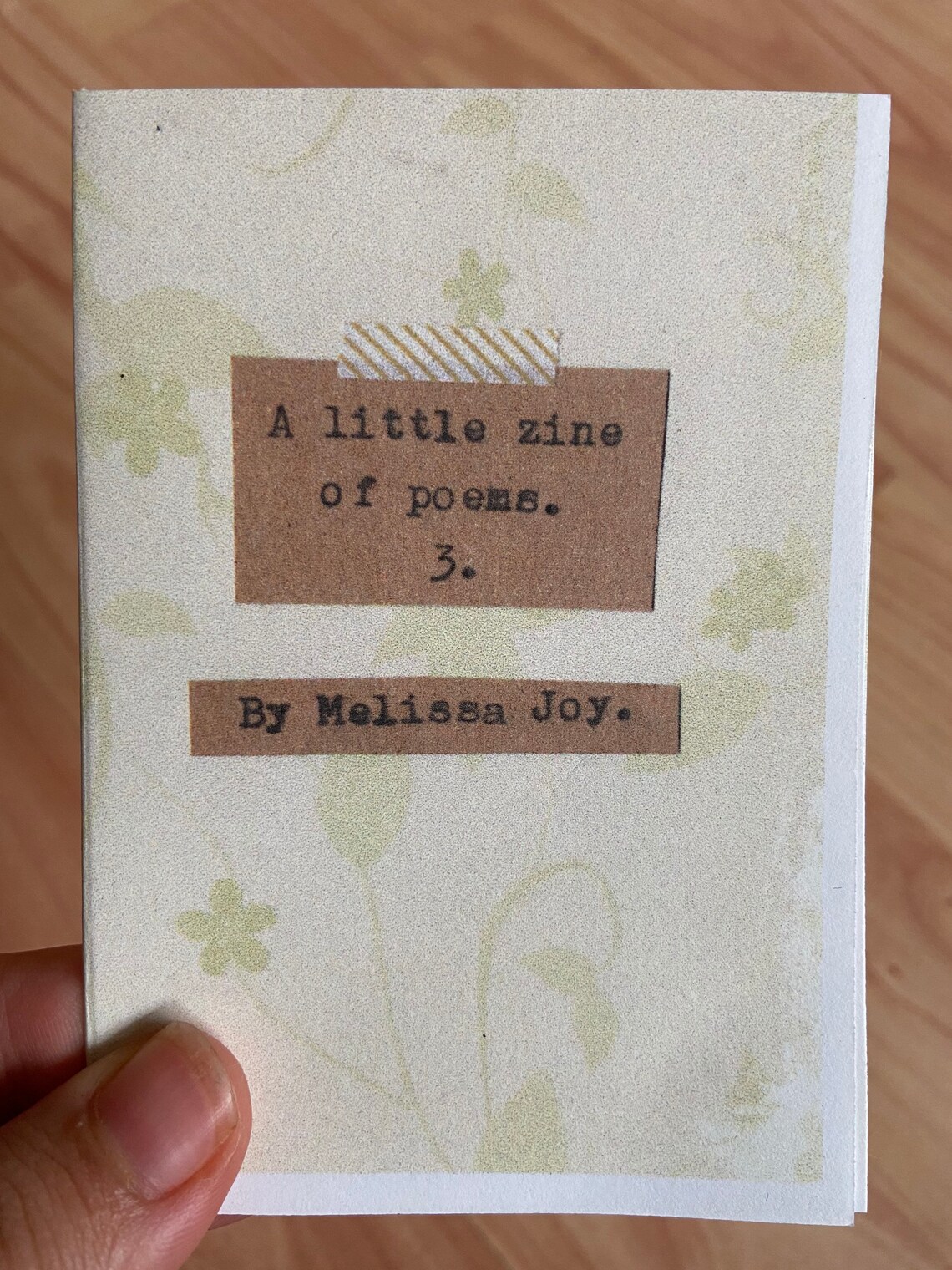 A Collection of THREE Mini ZINES of Poetry. zine 1 2 & 3 - Etsy