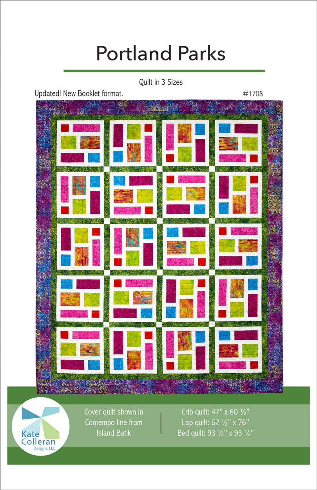 Portland Parks a Modern Quilt PDF Quilt Pattern for a Fast, Fun Quilt ...