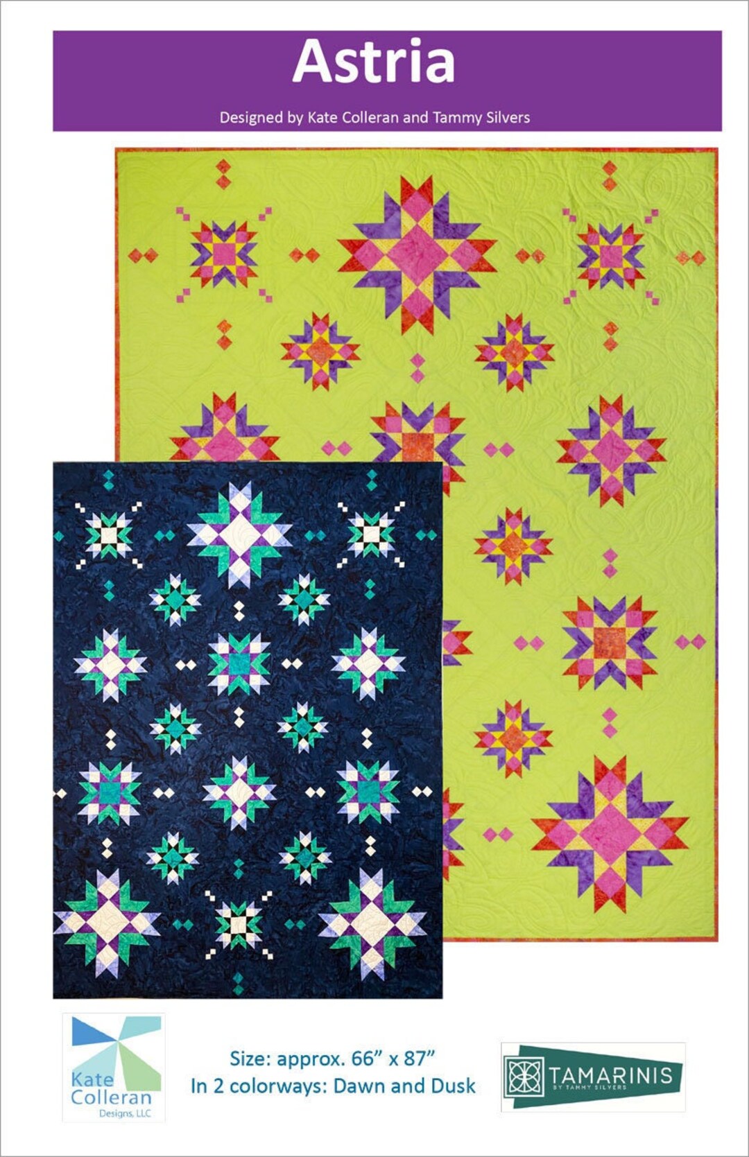 Astria- a PDF Quilt Pattern for a Modern Star Quilt! - Etsy