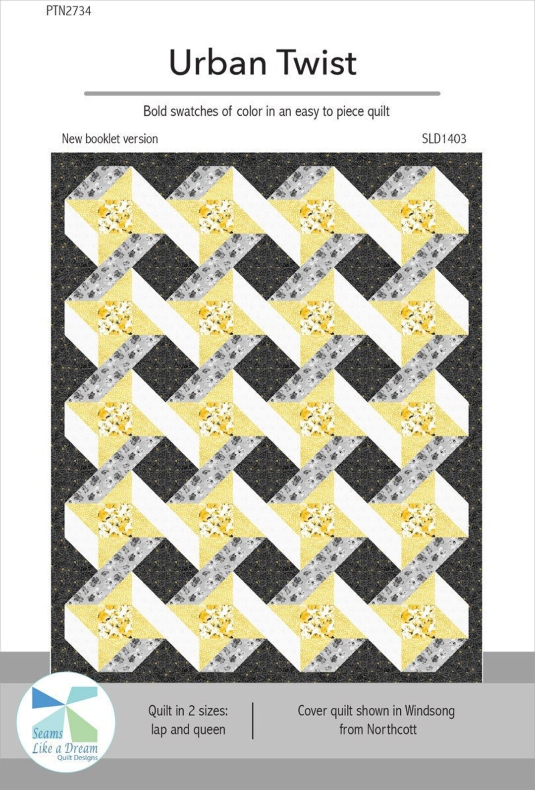Urban Twist - a Great Star Quilt PDF Download Quilt Pattern in 2 Sizes ...