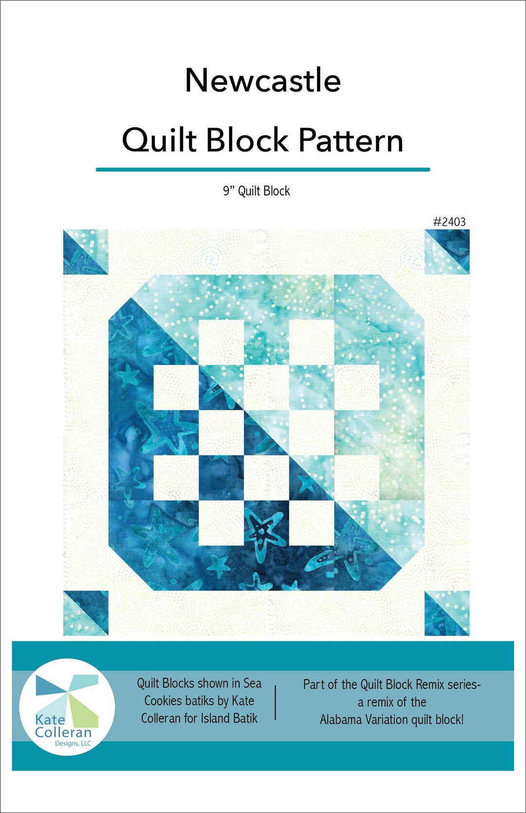 Newcastle Quilt Block, Quilt Block Pattern, a Remix of the Alabama ...