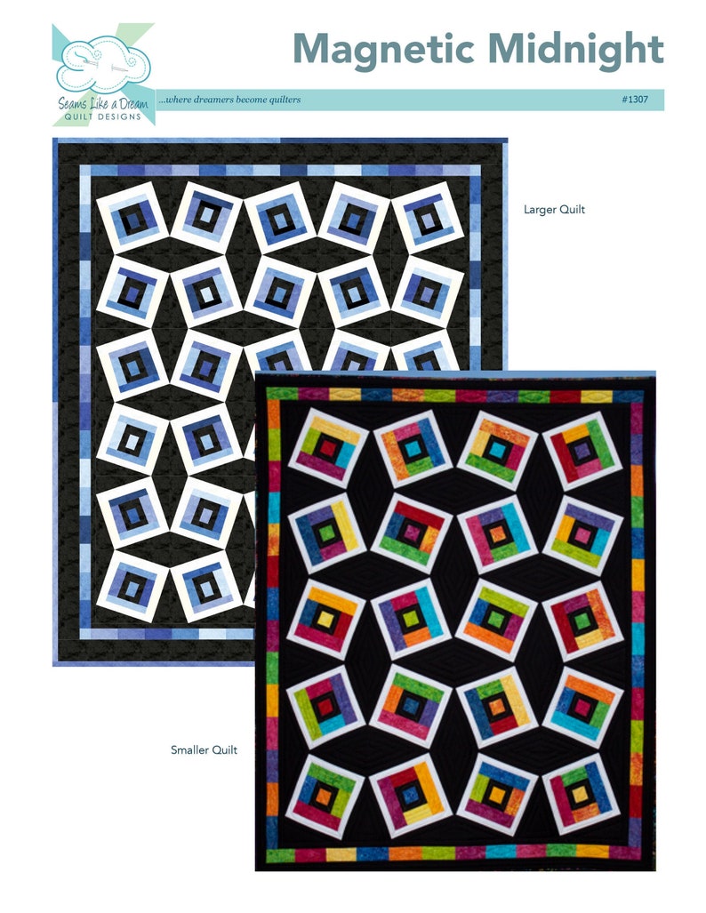Magnetic Midnight PDF Quilt Pattern - Etsy