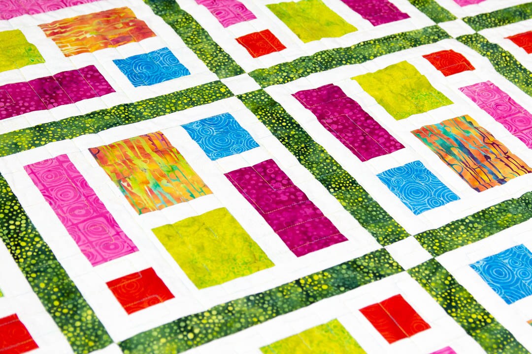 Portland Parks a Modern Quilt PDF Quilt Pattern for a Fast - Etsy