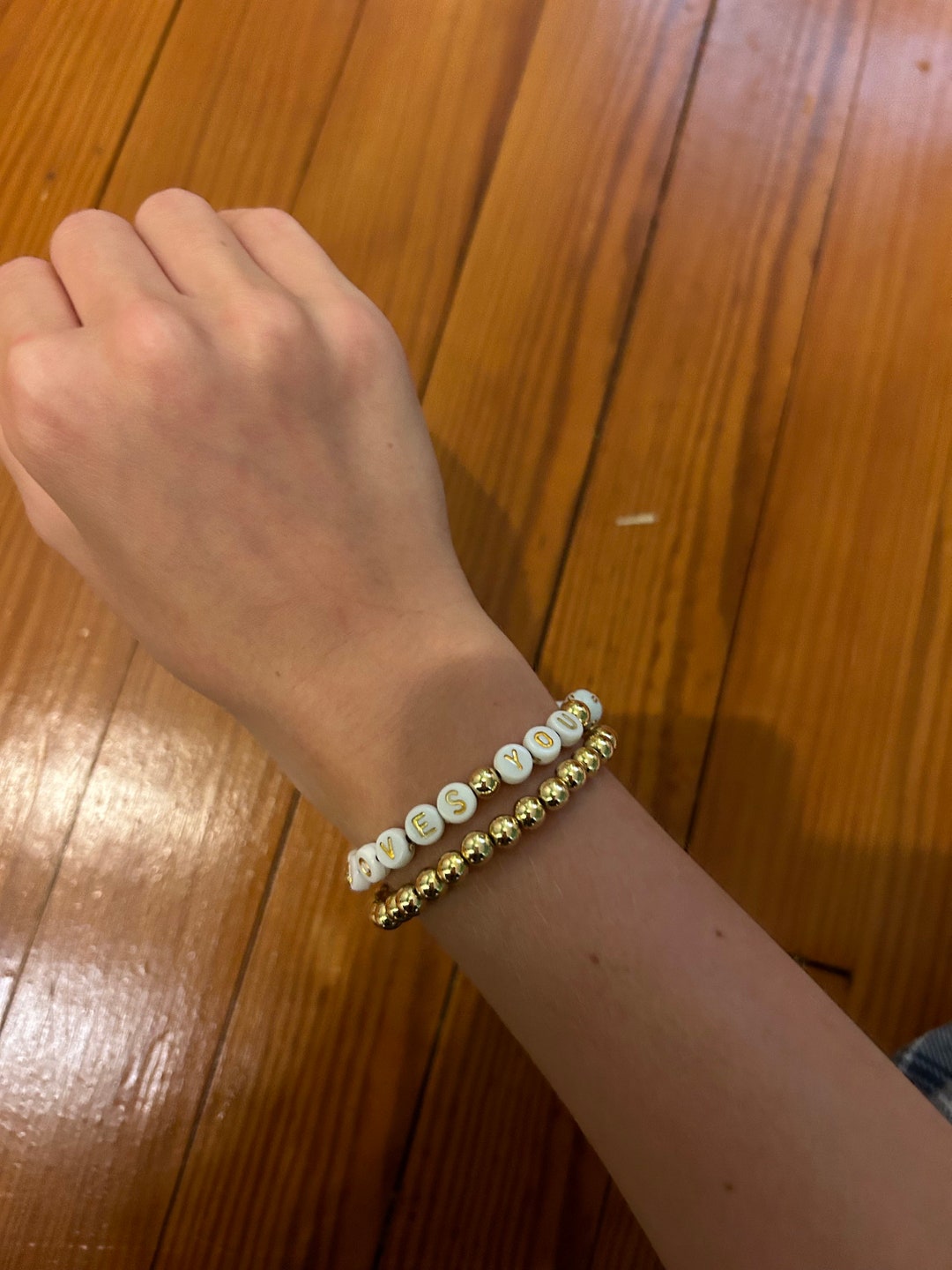 Preppy God Loves You Bracelet Set - Etsy