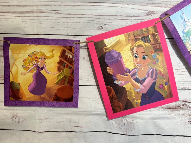 Rapunzel Banner, Birthday Party, Tea Party, Girl's Bedroom, Nursery - Etsy