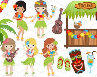 Hula Girl Party | Etsy