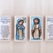 Blessed Virgin Mary and Jesus Christ Saint Block Set // 2 Blocks: Mary ...