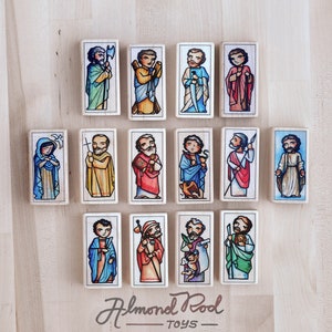 12 Apostles Saint Block Set // Pentecost Disciples // Catholic Toys by ...