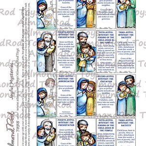 Sorrowful Mysteries Rosary Paper Craft Sheet // Catholic DIY by ...