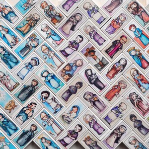 St James the Greater Patron Saint Block With Gift Bag // | Etsy