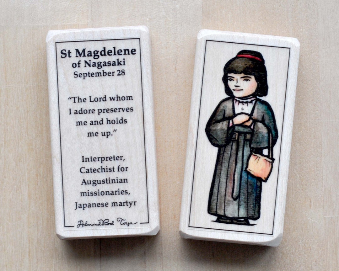 St Magdalene of Nagasaki Patron Saint Block With Gift Bag // Catechist ...
