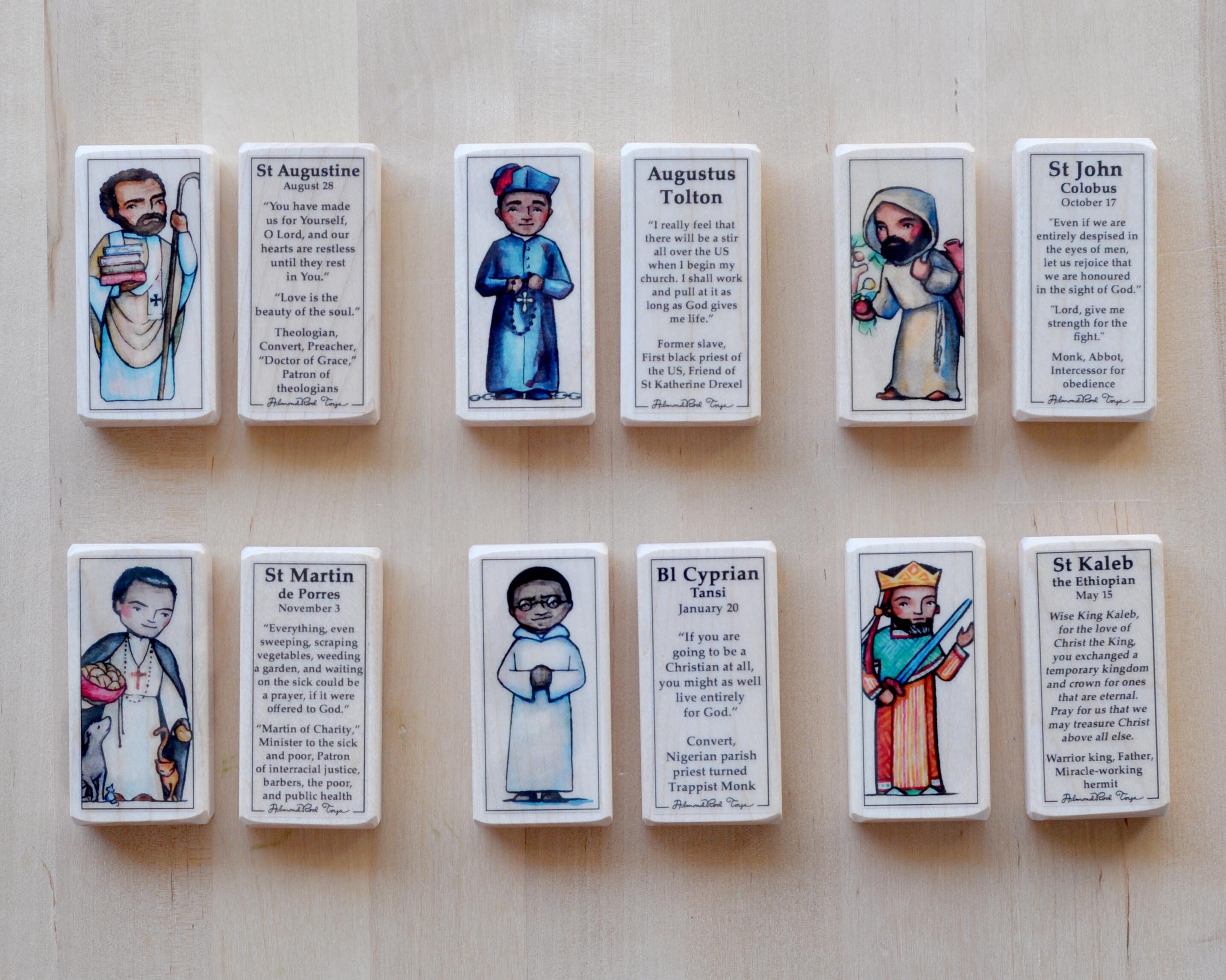 St Martin De Porres Patron Saint Block With Gift Bag // Patron of ...