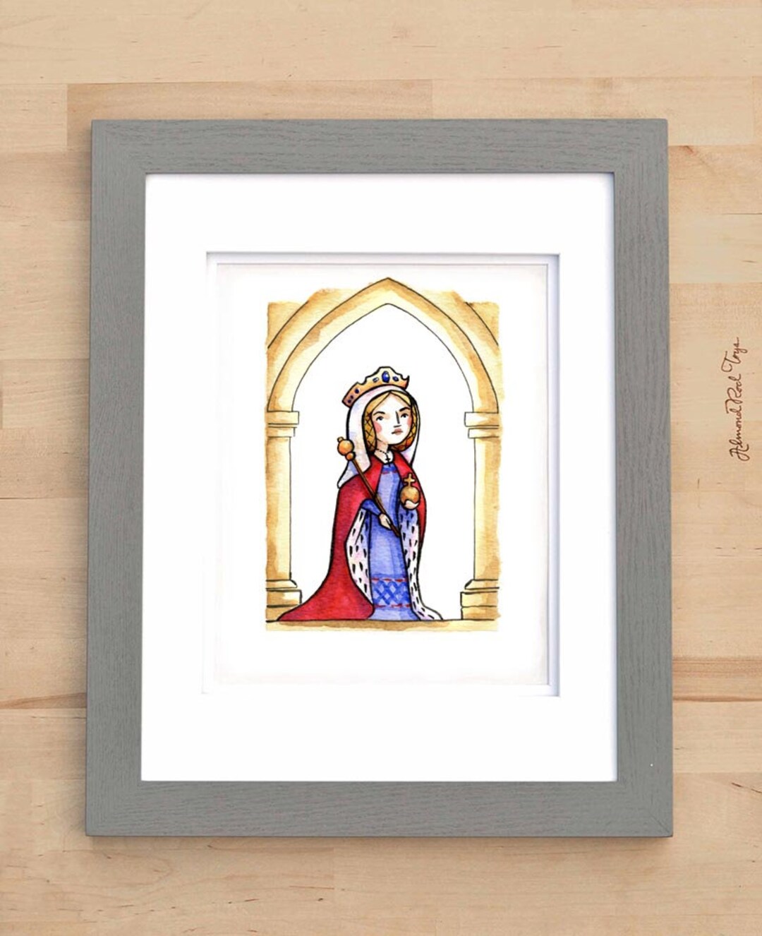 8x10 St. Adelaide of Burgundy Art Print From Saints Around the World ...