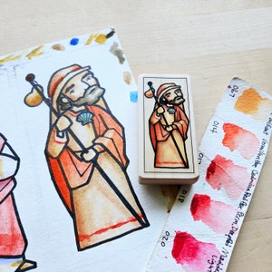 St James the Greater Patron Saint Block With Gift Bag // Disciple ...