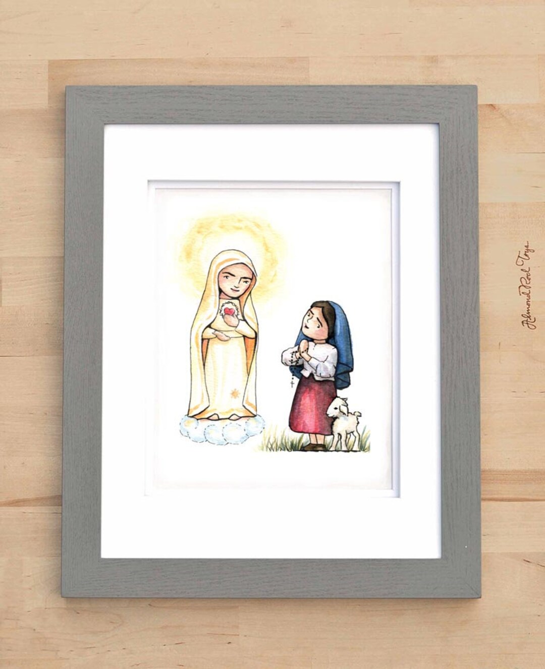 8x10 St. Jacinta Marto Print From Saints Around the World Book ...