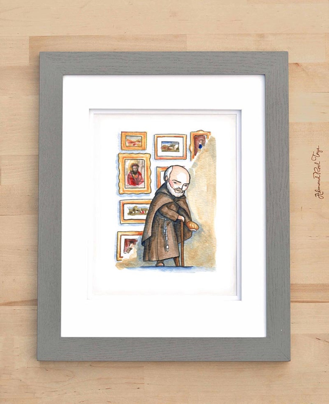 8x10 St. Albert Chmielowski Art Print From Saints Around the World Book ...