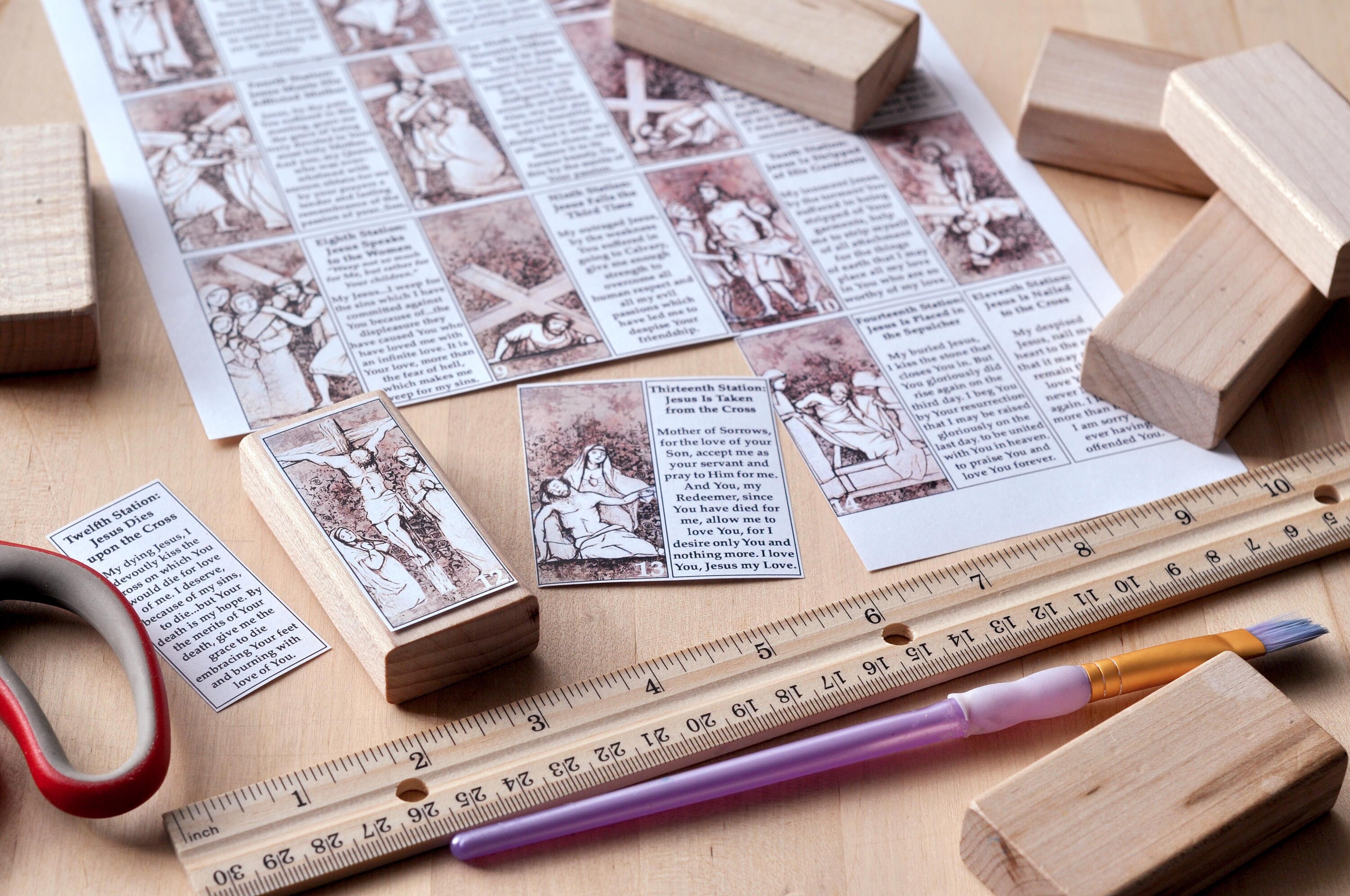 Glorious Mysteries Rosary Paper Craft Sheet // Catholic DIY by ...