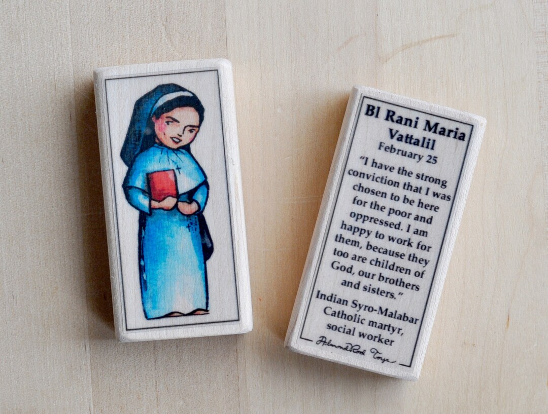 Bl Rani Maria Vattalil Patron Saint Block With Gift Bag // Indian Syro ...