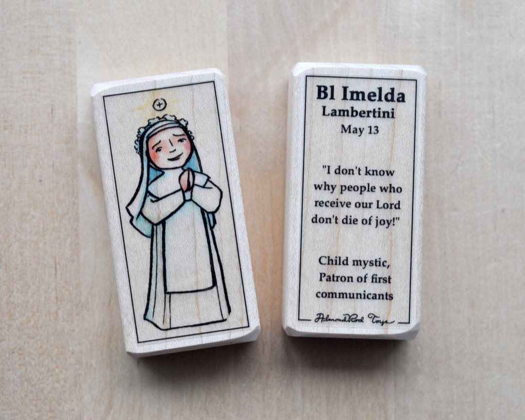 Bl Imelda Lambertini Patron Saint Block With Gift Bag // Patron of ...