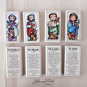 One Patron Saint Block of Your Choice With Gift Bag // 300+ Saints to ...