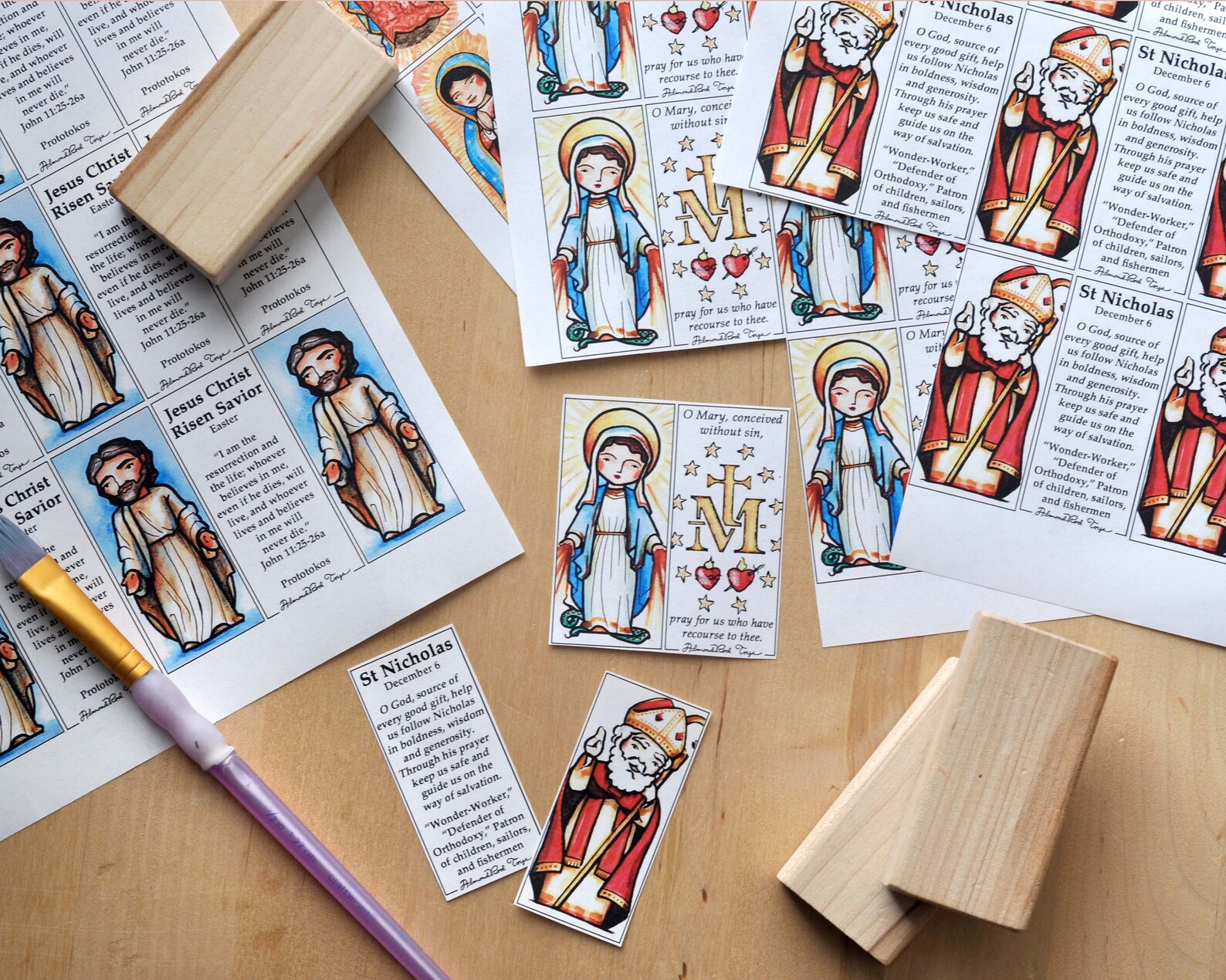 Glorious Mysteries Rosary Paper Craft Sheet // Catholic DIY by - Etsy