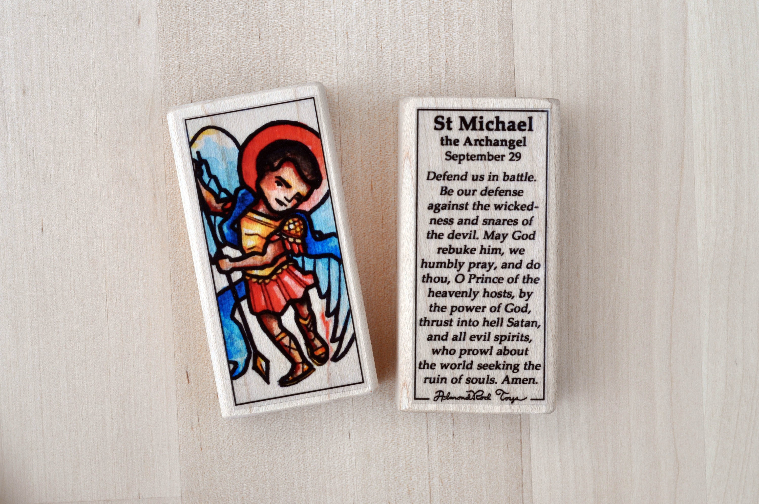 Boys' Favorites 5 Saint Blocks - Catholic Saints John Paul II ...