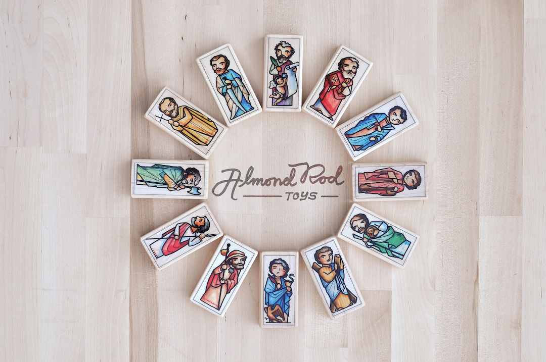 12 Apostles Saint Block Set // Pentecost Disciples // Catholic Toys by ...