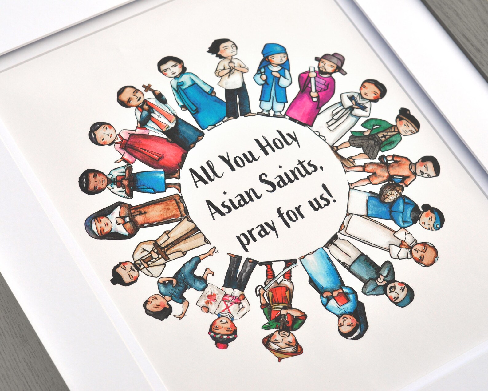 Holy Asian Saints Art Print // Korean, Vietnamese, Thai, Syro-malabar ...