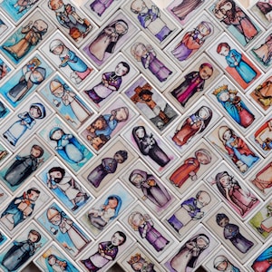 St William of Perth Patron Saint Block With Gift Bag // Patron of ...